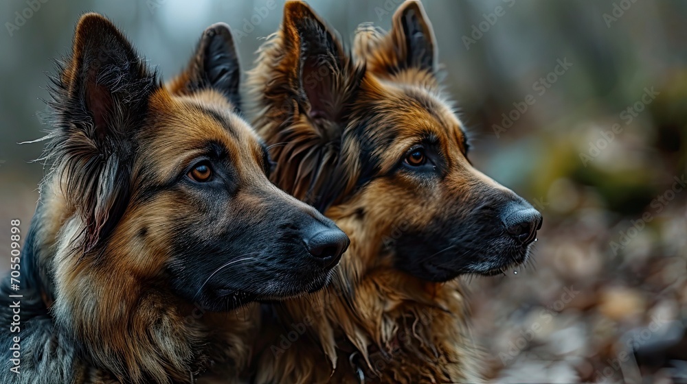 Banner Two Pets Profile Attentive American, Desktop Wallpaper ...