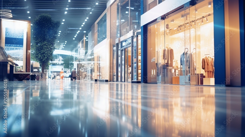 Luxurious Night Shopping in the Vibrant City: Festive Lights and ...