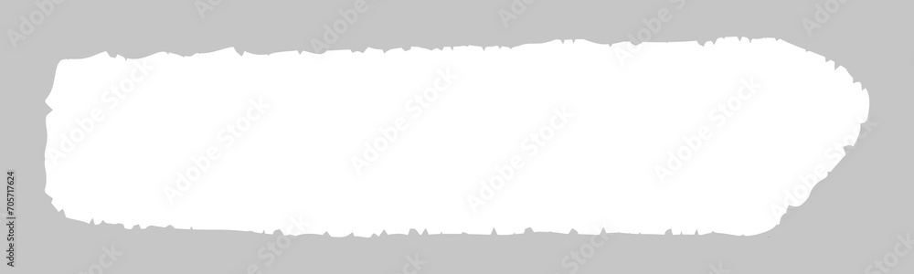 Collection of torn paper pieces. Black square frames with Irregular ...