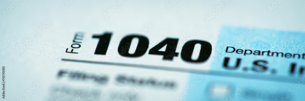 1040 Tax forms from the IRS. Form 1040 is used by U.S. taxpayers to ...