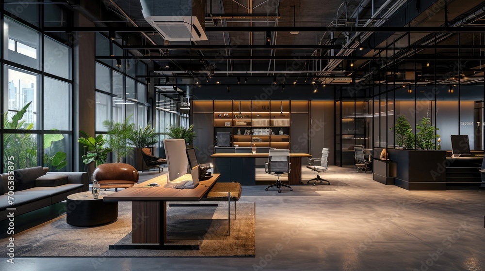 innovative workspaces, modern office room Stock Photo | Adobe Stock