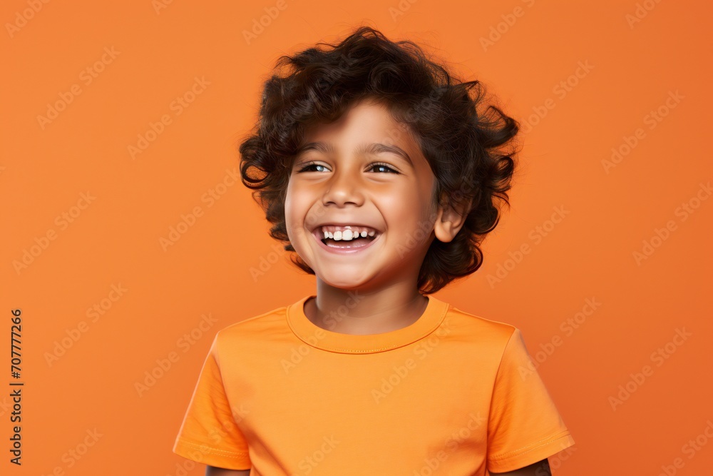 a professional portrait studio photo of a cute mexican boy child model ...