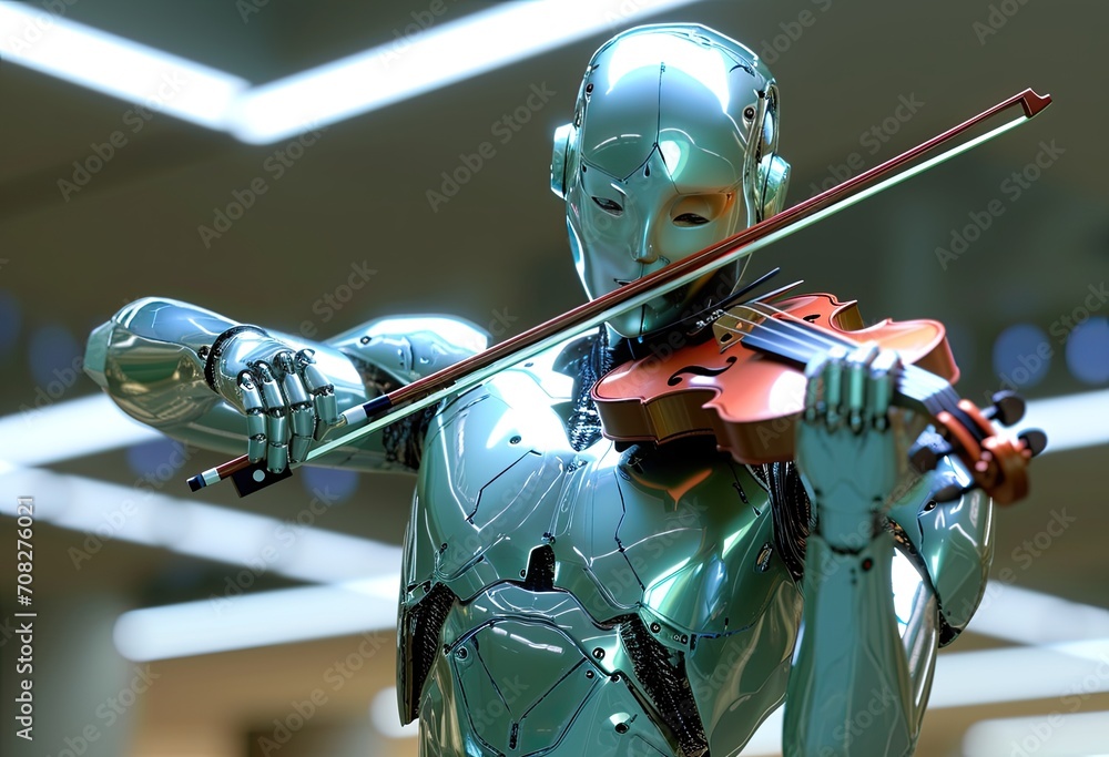 Harmony in Metal: Futuristic Precision as AI Conductor, the evolving ...