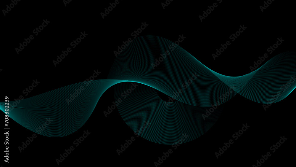 Abstract Big Data Visualization Digital Network Connection Concept Background Artificial