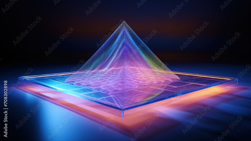 Holographic displays 3d imaging volumetric visualization solid color ...