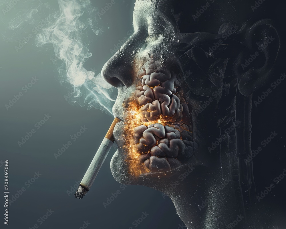 Powerful Representation of Smoking's Detrimental Impact, Creating ...