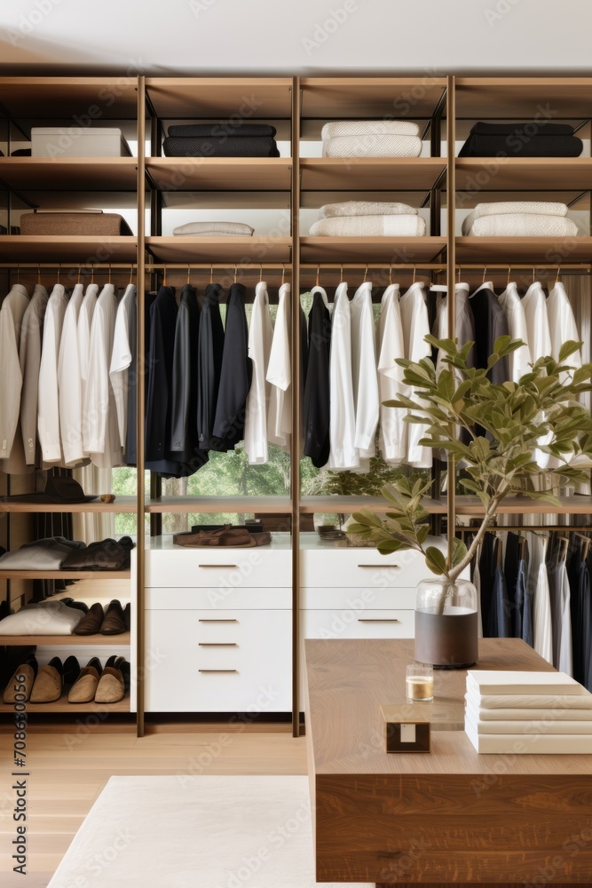 Modern design Dressing Room With Walk In Closet home interior design ...