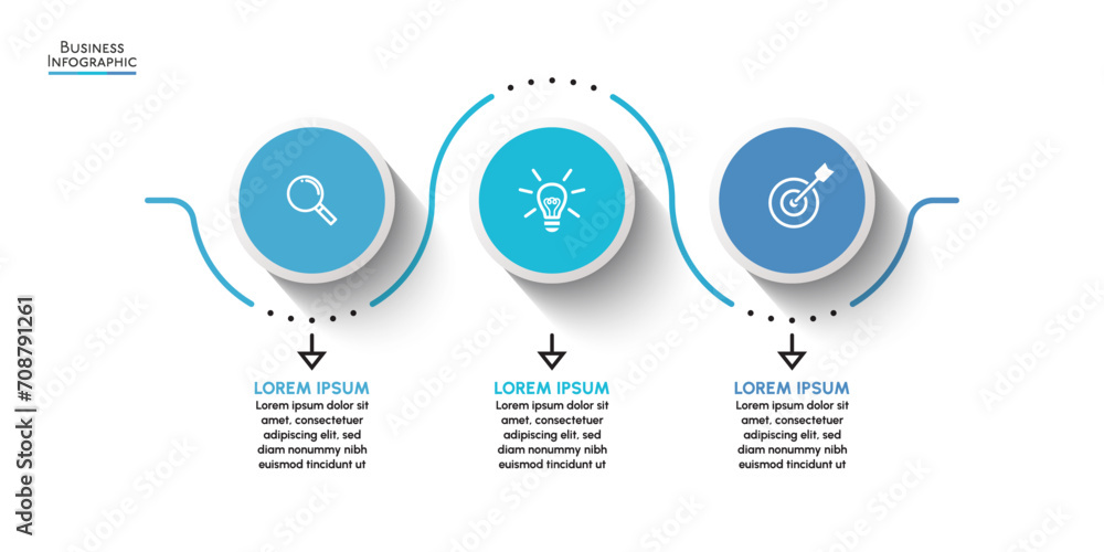 Business data visualization. timeline infographic icons designed for ...