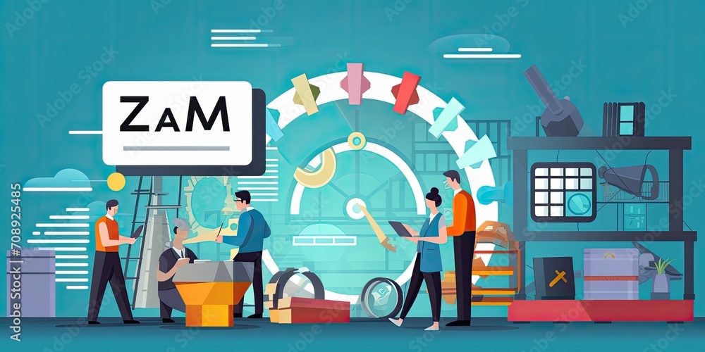 Lean manufacturing concept. Lean six sigma industrial process ...