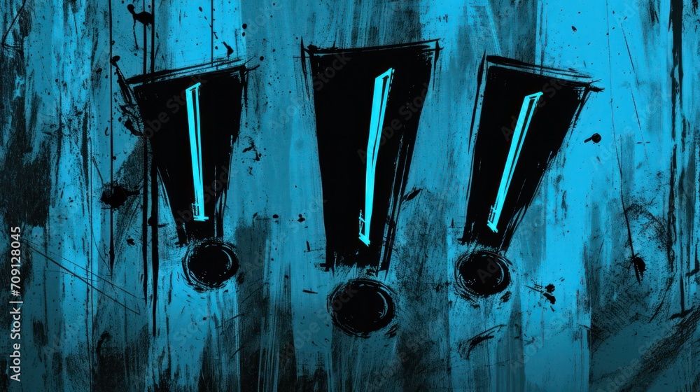 Exclamation Mark for Presentation Design Stock Illustration | Adobe Stock