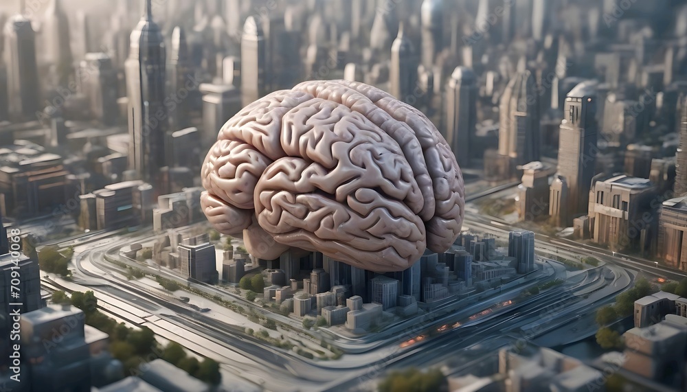 Cross section of the human brain, showcasing different regions and ... Cross section of the human brain, showcasing different regions and ...