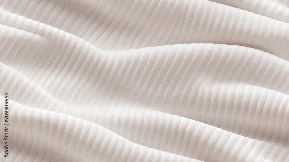 White corduroy velvet fabric texture, seamless pattern of soft material ...