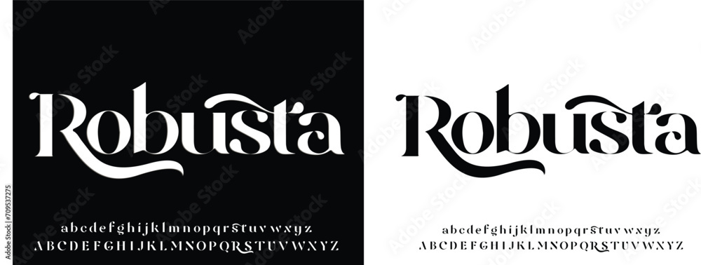 Modern Bold Font. Upper case Lower case Typography urban style alphabet ...