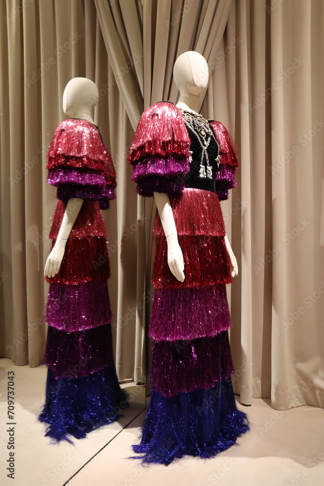 Exhibition of archival Gucci pieces at the Gucci Museum in Florence ...