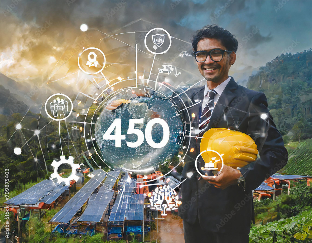 iso 45001 concept is workplace safety standard health and safety of ...