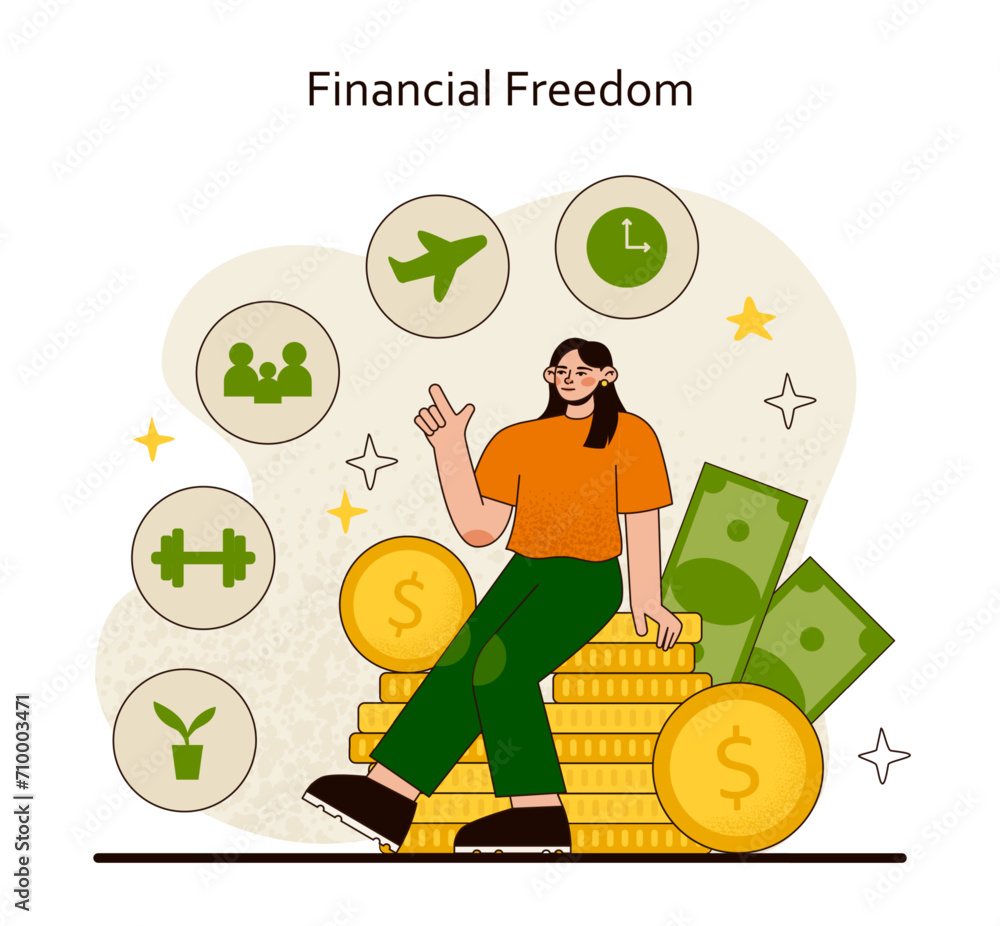 Time Management concept. Valuing life choices in health, finance, and ...