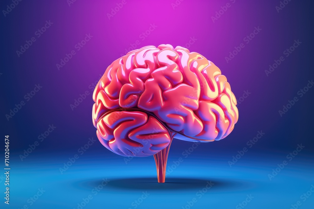 3D Brain Science Scientific Neural networks, cortical columns neural ...