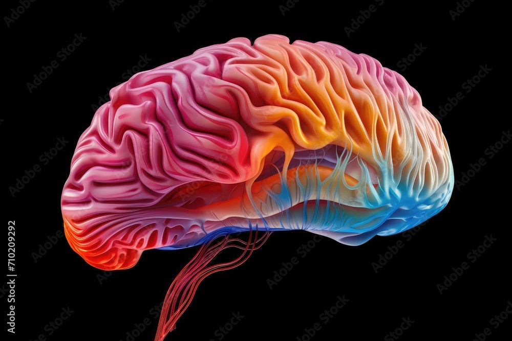 Intricate network of blood-brain barrier, cranial nerves, hypothalamus ...