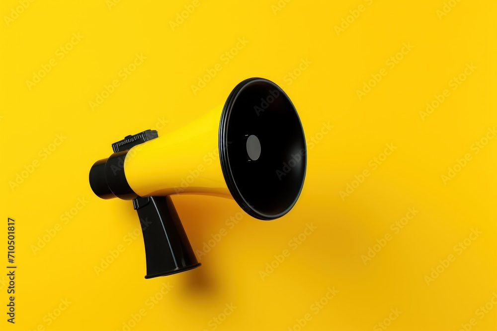 Announcement background design. megaphone with an open space. megaphone ...