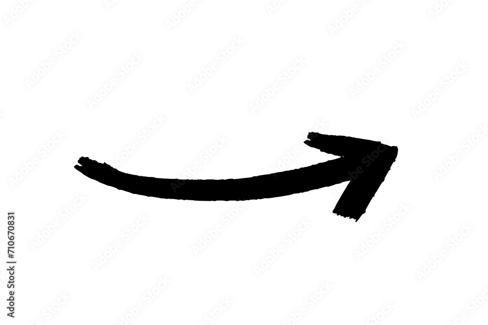 Marked arrow isolated on background. Arrow marker isolated png ...