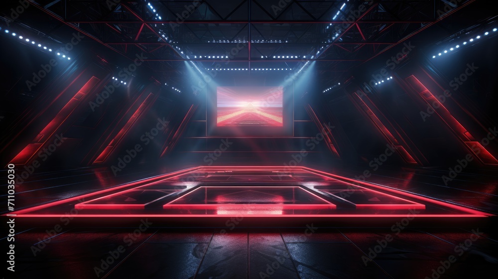 Electrifying stage: mesmerizing scenes LED panels, holographic displays ...