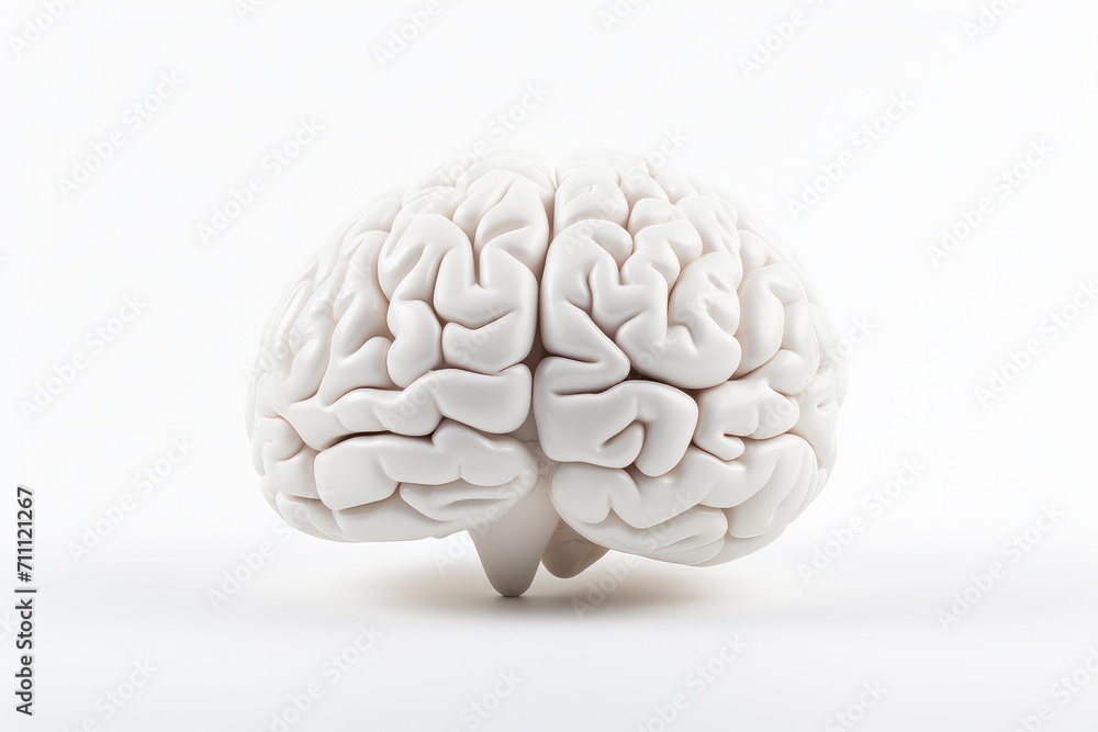 Colorful vivid motley human Brain anatomy cerebral structures cerebrum ...