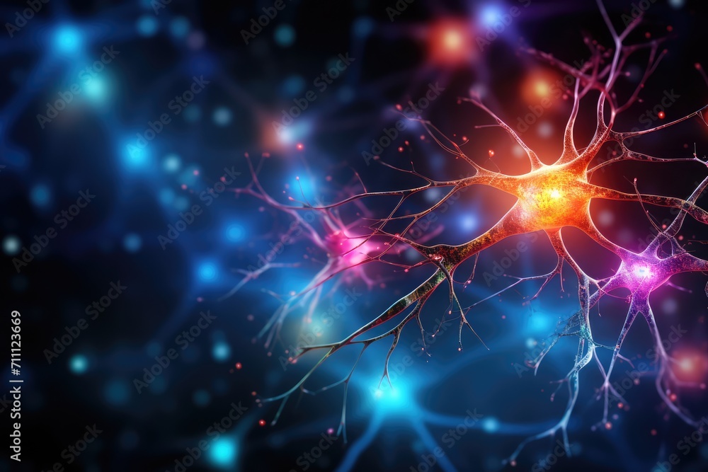 Anatomy brain nerve cells. Neuronal Mind Cell Network Neurons elongated ...