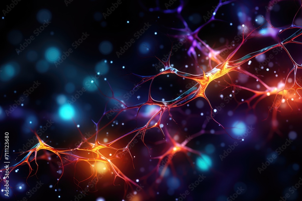 Anatomy brain nerve cells. Neuronal Mind Cell Network Neurons elongated ...