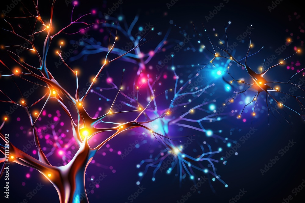 Anatomy brain nerve cells. Neuronal Mind Cell Network Neurons elongated ...