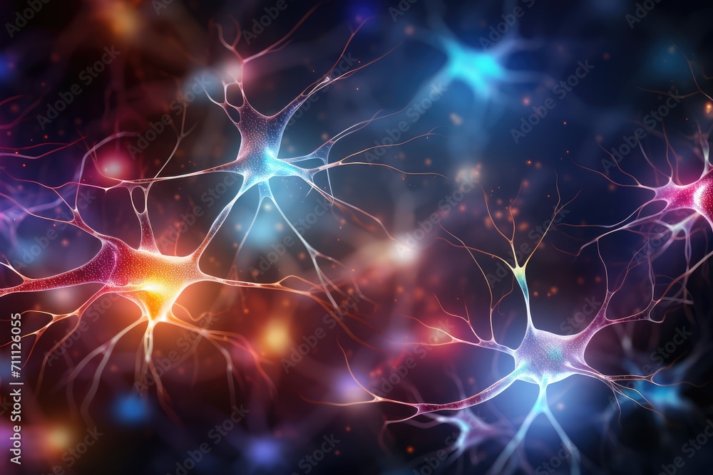 Neuronal network neurons brain Neurofeedback, synapses, neurosciences ...