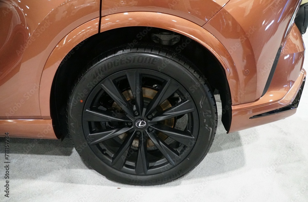 Philadelphia, Pennsylvania, U.S - January 14, 2024 - The black alloy ...