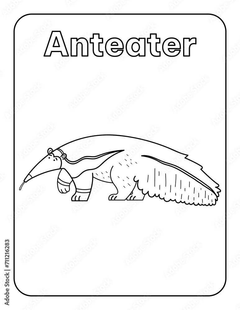 Stock-Illustration „Coloring Page for Kids Coloring book Cute Cartoon ...