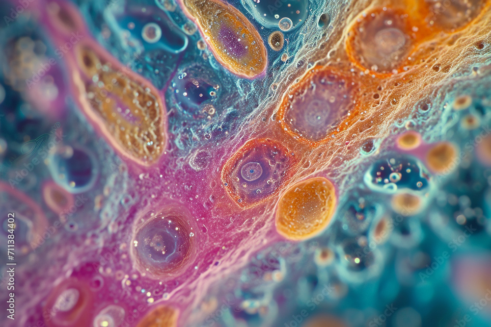 Toxoplasma gondii tachyzoites in a tissue sample, using differential ...