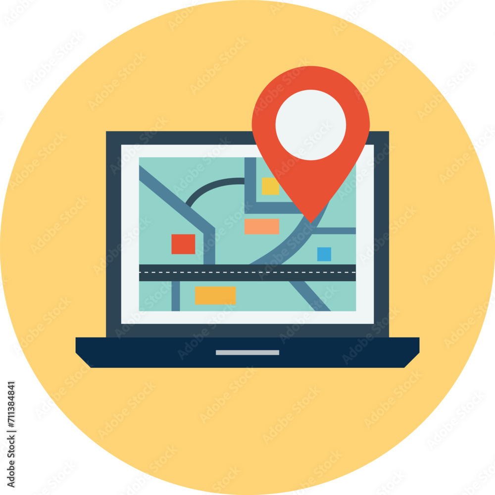 gps navigator with pointer. maps and navigation icon design. map icon vector png. map marker ...