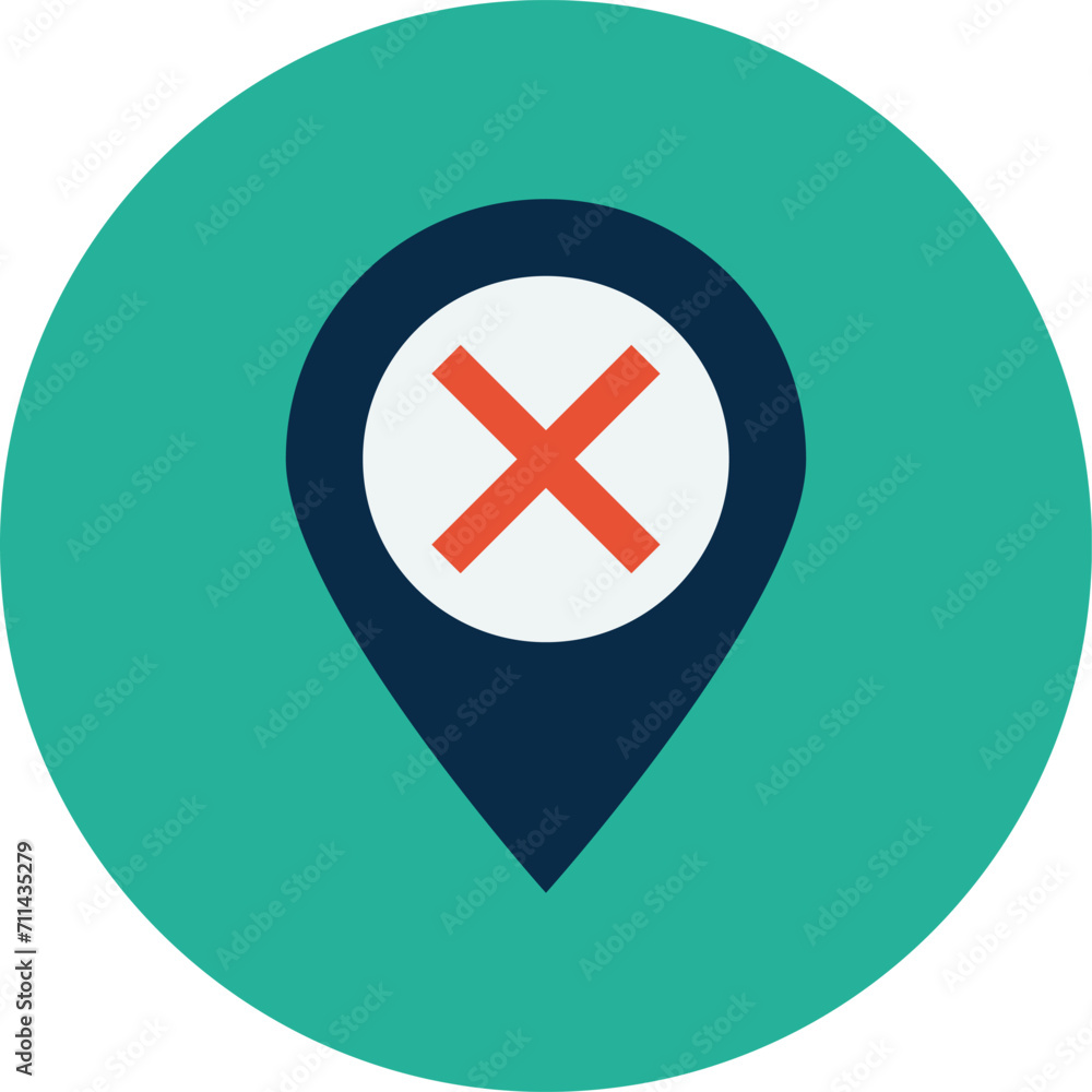 red cross mark. maps and navigation icon design. map icon vector png ...