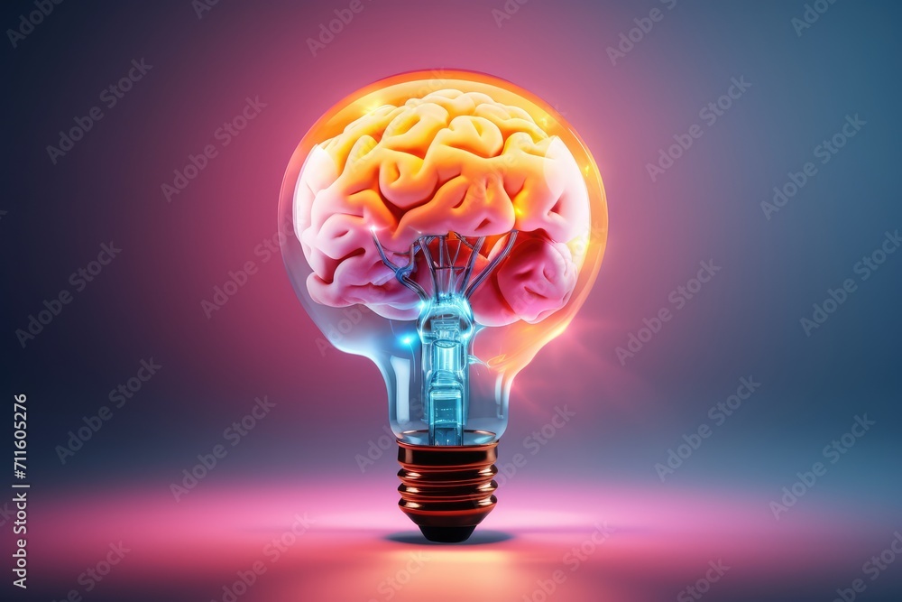 Brain energy lightning and thunderbolt flashes. Oxidative ...