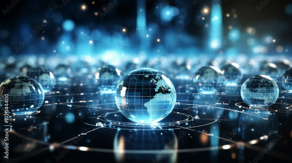 optics background with lots of light spots Stock Illustration | Adobe Stock