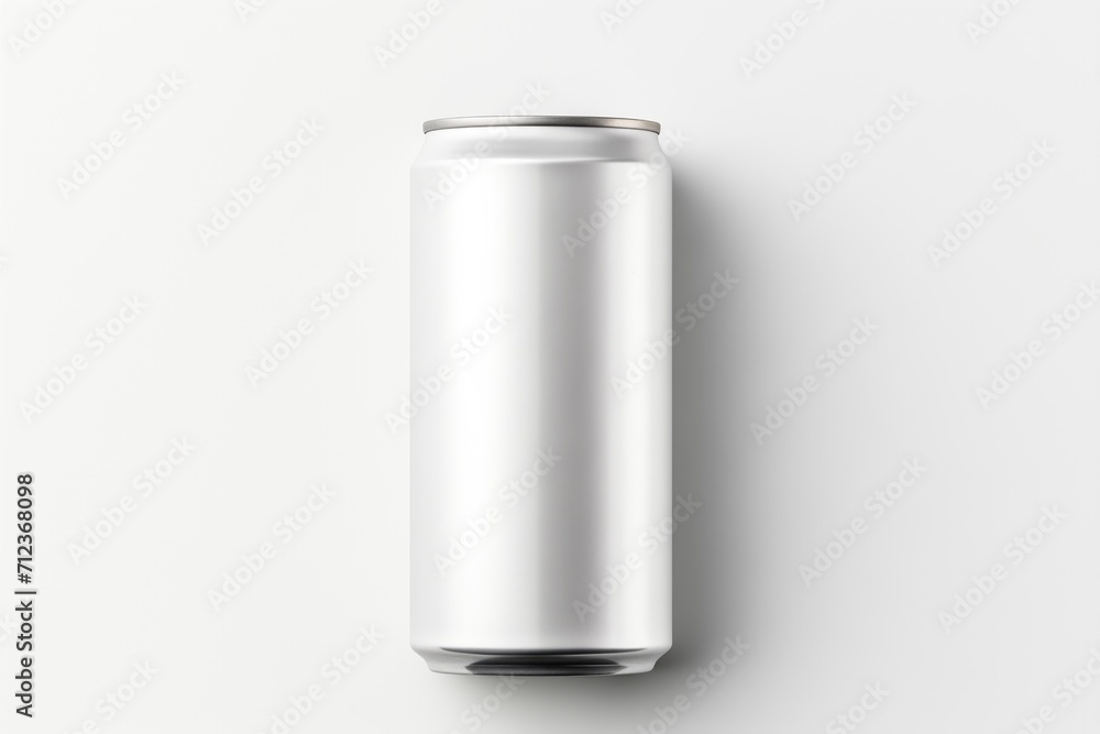 soft drink can mockup on white background. beverage can for mockup ...