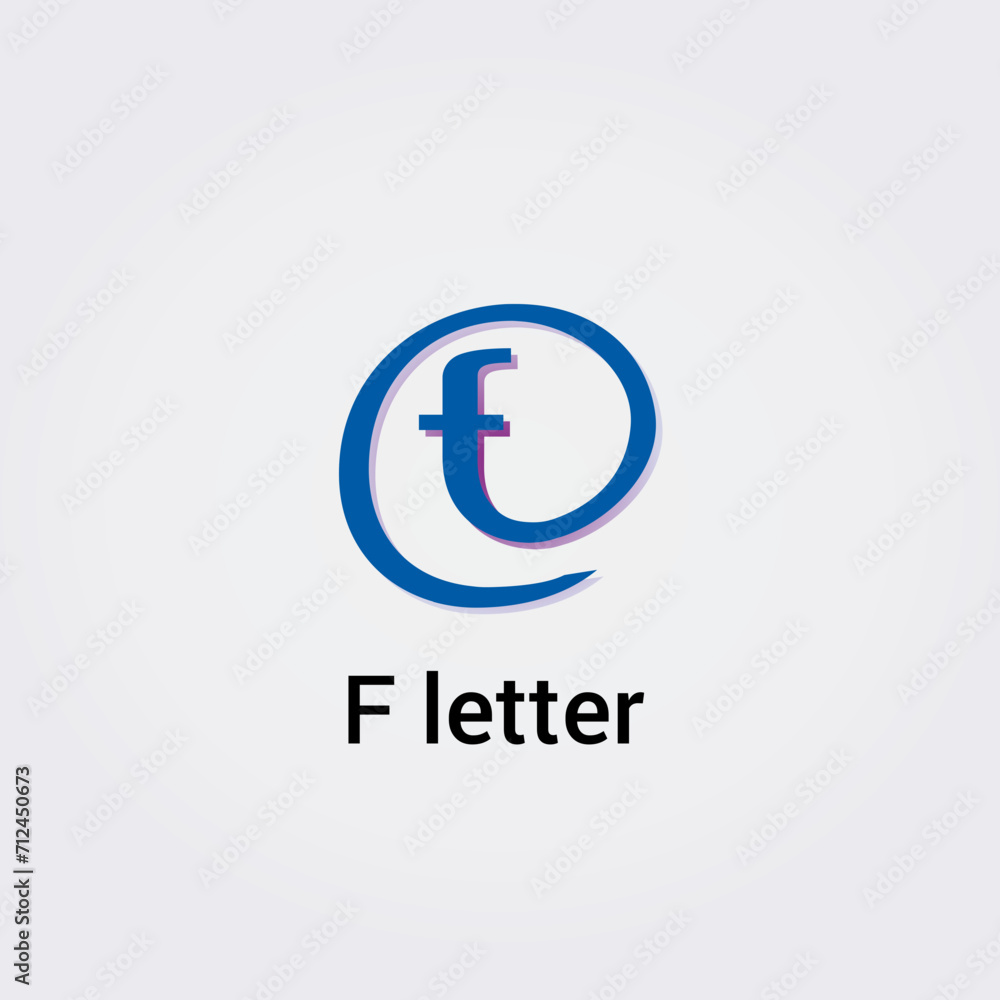 Icone Lettre F pour Design Logos, Symbole, Illustration Pictogramme ...