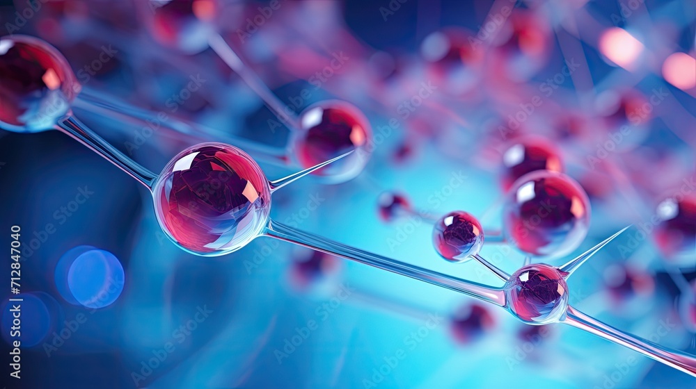 Nanotechnology in antimicrobial coatings solid color background Stock ...