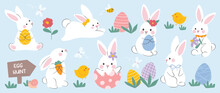 Easter Bunny Chick Clipart Free Stock Photo - Public Domain Pictures