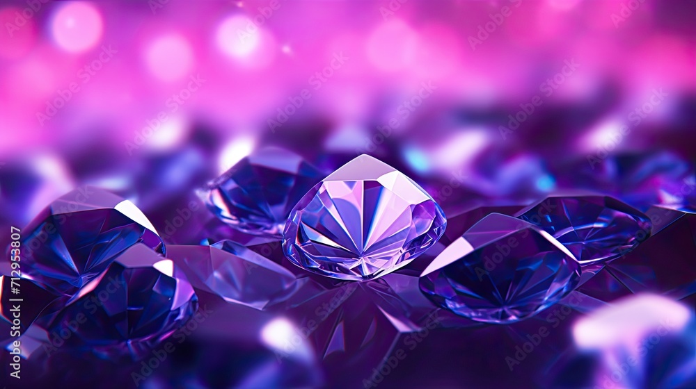 Background with purple diamonds arranged in a checkerboard pattern with ...