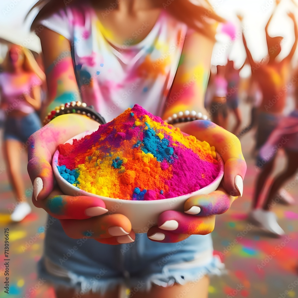 Holi color Stock Photo | Adobe Stock