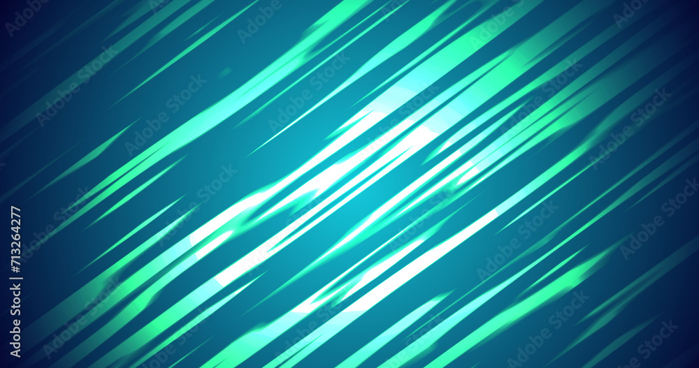 Anime Manga style speed lines animation. High-speed flying diagonally ...