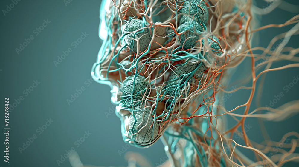 A dynamic visual representation of lymphatic vessels integrated into an ...