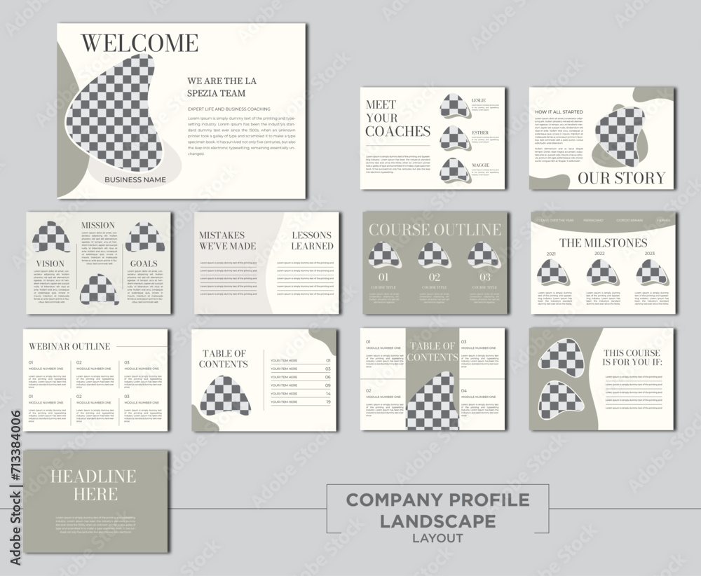 Minimal Modern Presentation Template, Clean Business Pitch Deck ...