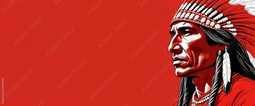 Red Indian Chief & Indigenous People Traditional Day: Red Indian's ...