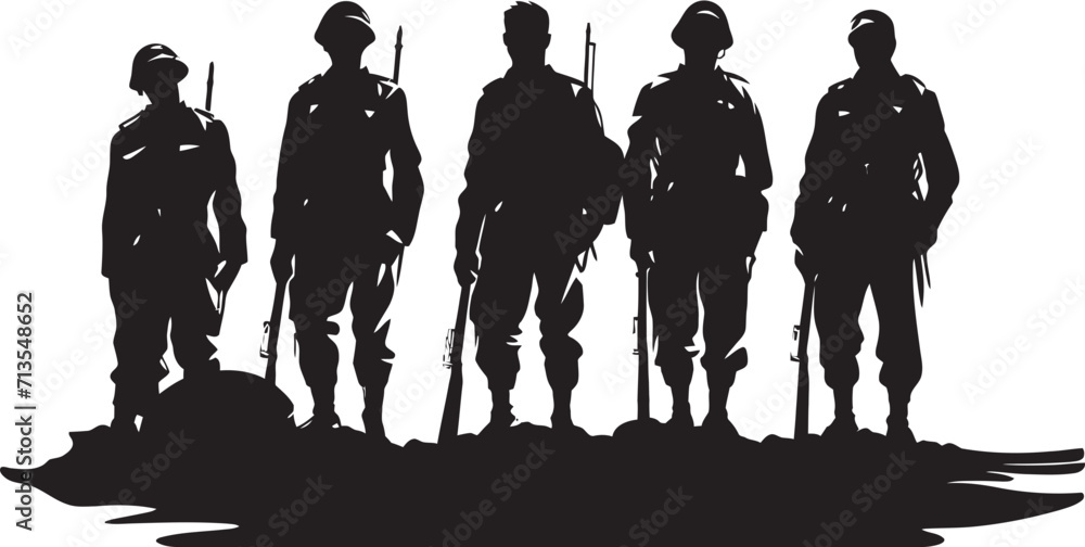 Warfront Harmony Group of Troops Emblem Tactical Ensemble Vector Logo ...