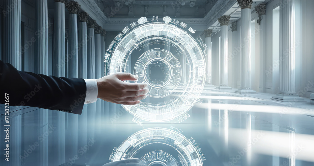 Transformation sequence Old business model transforms into a digital ...