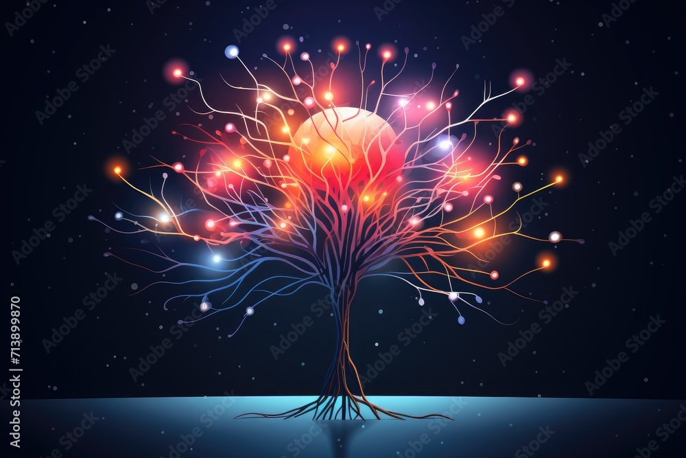 Neuronal Network Neurons Brain Synapses Connections To Peripheral Nervous System Pns